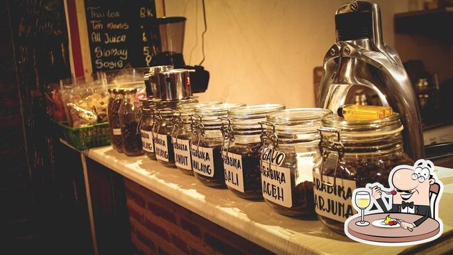 Menu at Wayang coffee cafe, Mulyoarjo
