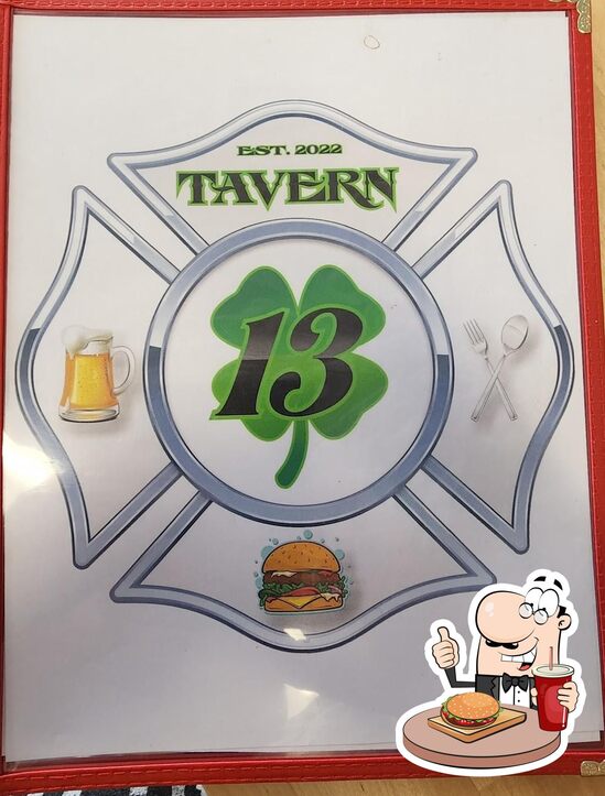 Menu at Tavern 13 restaurant, Glade Spring