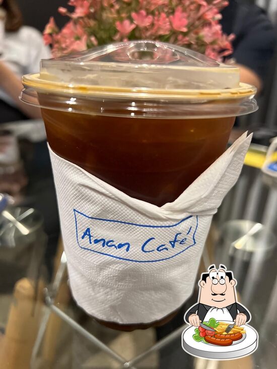 Menu at Anan Cafe’ C.P.Tower, Silom, Bangkok