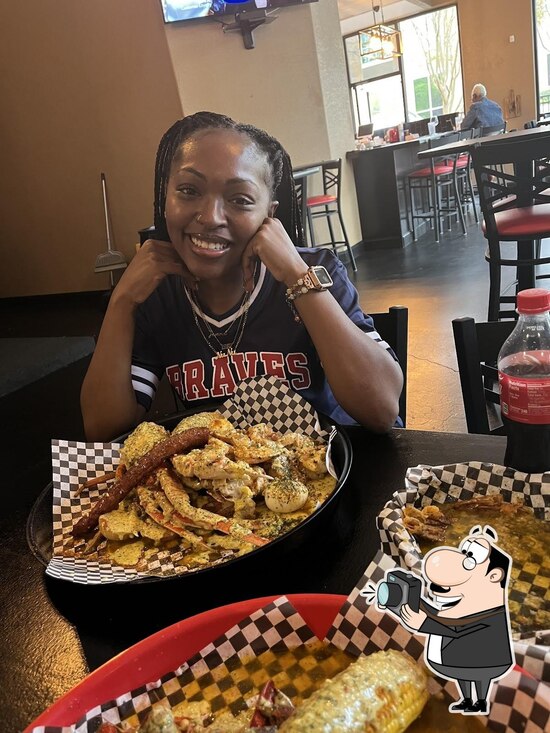 Menu at Krack'n Up Krabs restaurant, Fayetteville