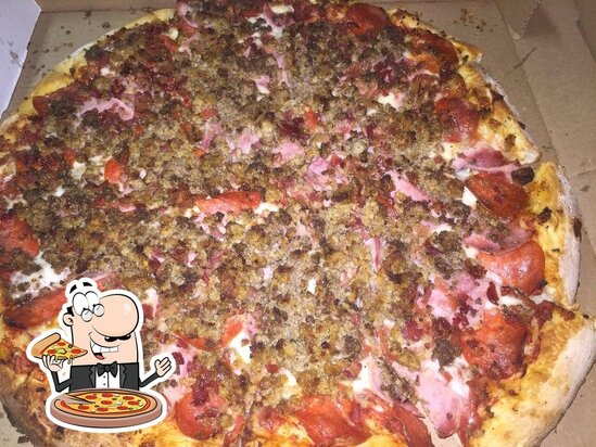 Menu at Jerry's Pizza and Barbecue, Detroit