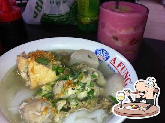 Menu at Baso Afung restaurant, South Tangerang, Plaza Bintaro Jaya