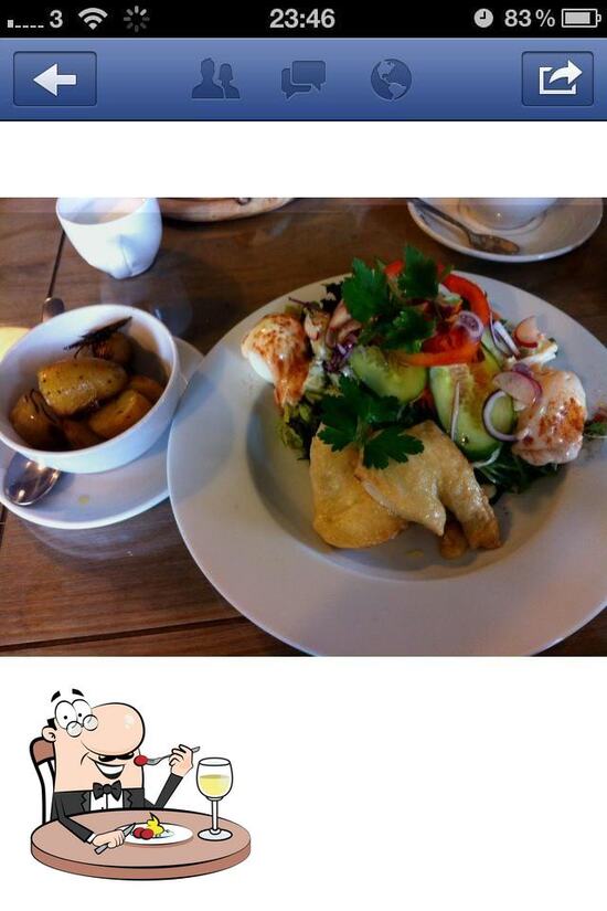 Menu at The Running Fox cafe, Felton