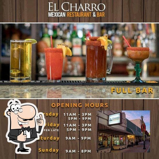 El Charro Mexican Restaurant And Bar, Dixon - Restaurant menu, prices ...
