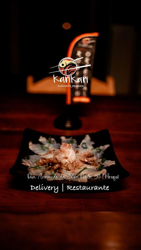 Menu at Kari Kari Eventos (Culinaria Japonesa) restaurant, Ilhabela