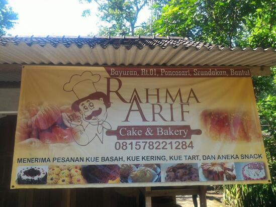 Menu at Usaha Cake & Bakery Rahma Arif, Bantul