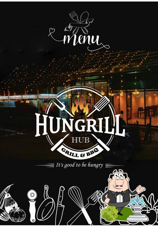 Menu at Hungrill Hub - GRILL and BBQ, Irinjalakuda, Railway Station Rd