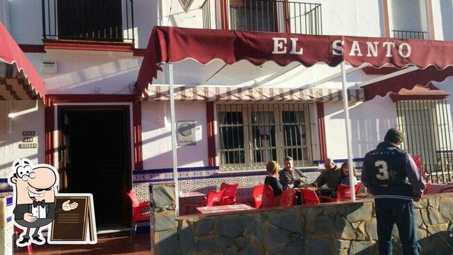 Menu at BAR EL SANTO, Cortes de la Frontera