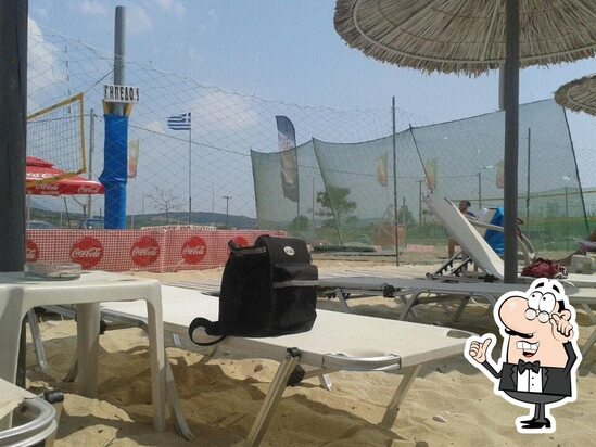 Menu at SeaSide Beach Bar, Paralia Ofriniou