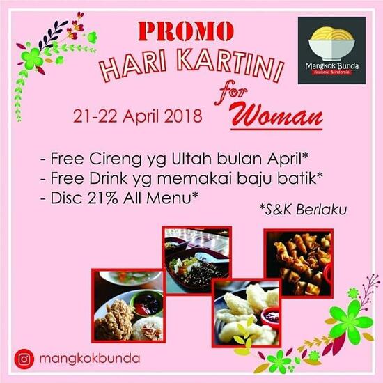 Menu at MANGKOK BUNDA restaurant, Tuban