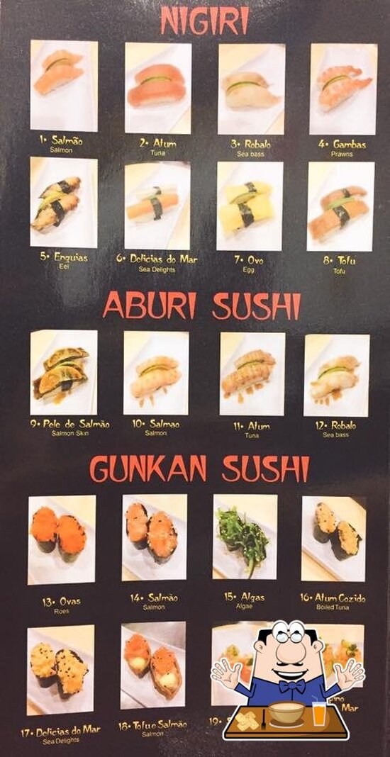Menu em Restaurante Tairyo, Lisboa