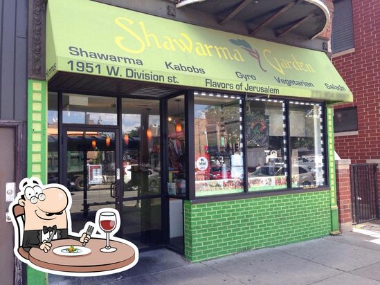 Menu at Shawarma Garden restaurant, Chicago