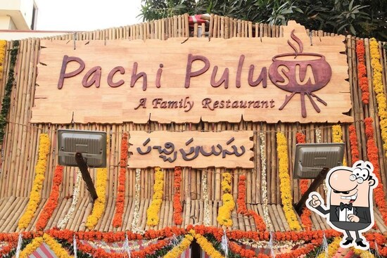 Menu at Pachi pulusu, Hyderabad, 1-98/9/25/p