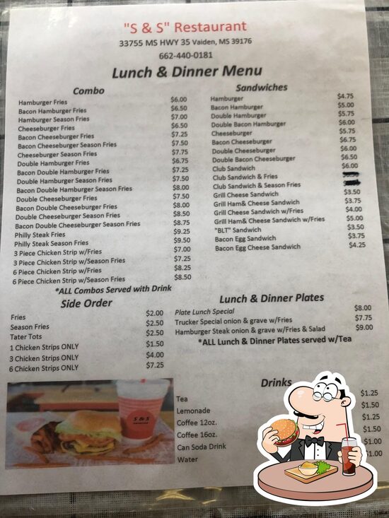 S&S Restaurant in Vaiden - Restaurant reviews