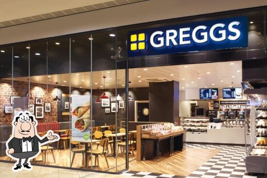 Menu at Greggs cafe, Coleraine
