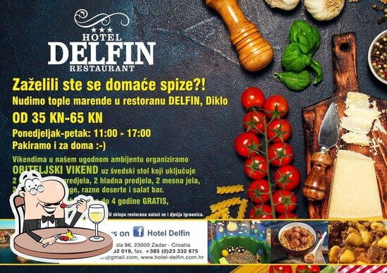 Menu of Restaurant Delfin, Zadar - reviews and ratings