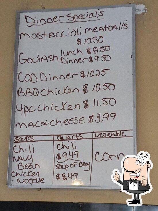 Menu at Gander's Family Restaurant, Luna Pier