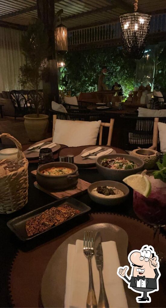 Menu at The Origins restaurant, New Cairo City