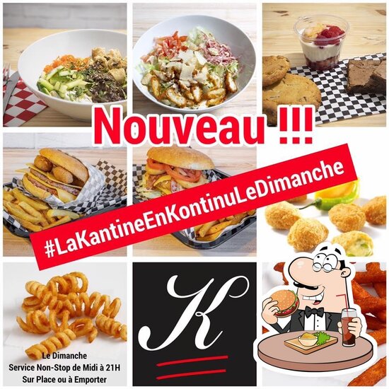 Menu at La Kantine Tarbes - Burger Tarbes restaurant, Tarbes