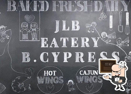 Menu at JLB Eatery restaurant, Cypress, Barker Cypress Rd ste i