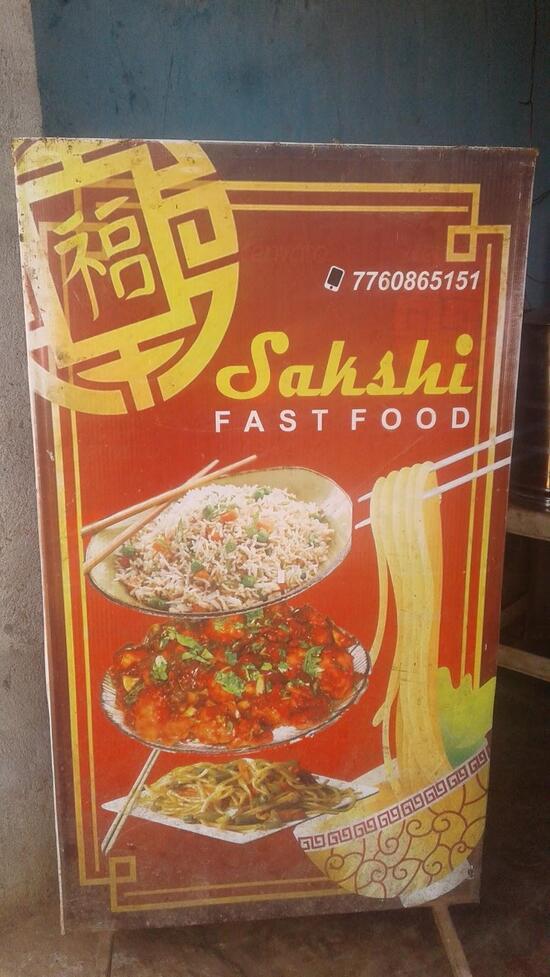 Menu at Sakshi Fast Food, Belgaum