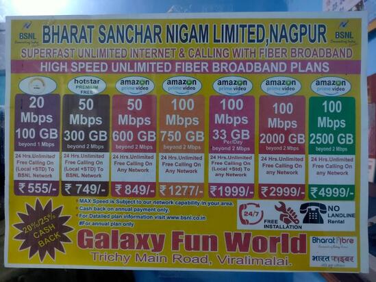 Menu at GALAXY FUN WORLD, Viralimalai