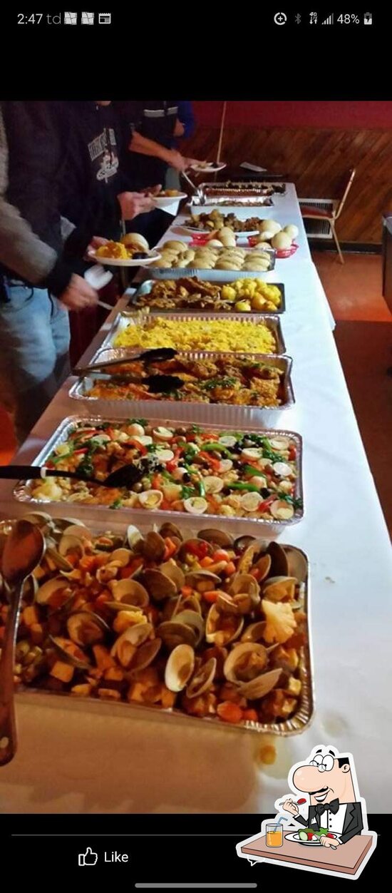 Menu at Portuguese Holy Ghost Society club, West Warwick