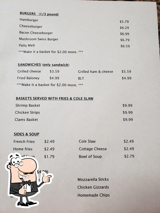 Menu at The Rumor Mill Cafe, Defiance