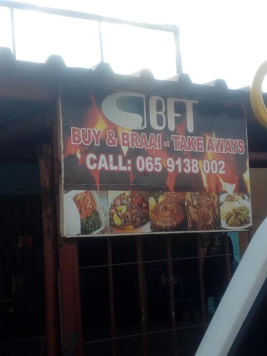 Menu at BFT restaurant, Bethlehem
