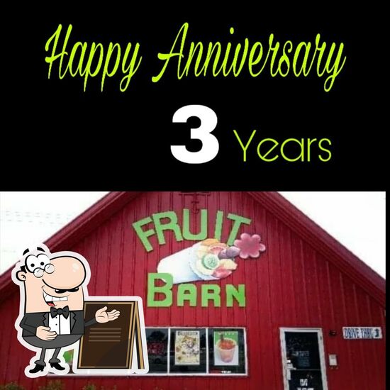Menu at Fruit Barn, Portland