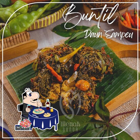 Carta del restaurante Menak Sunda, Marga Jaya