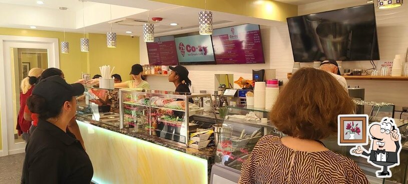 Menu at Cozy Ice Cream Cafe, Providence
