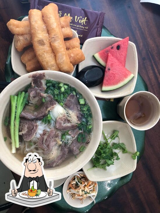 Menu at Phở Mẹ Việt restaurant, Hanoi, 304 P. Khâm Thiên