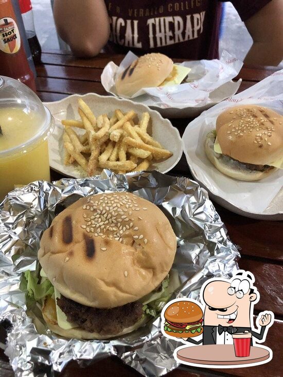 Menu at Raj Burger restaurant, Tacloban City