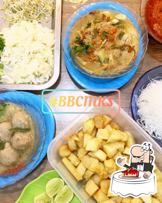 Menu at BBC Makassar restaurant, Makassar