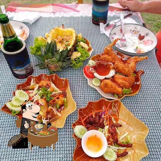 Menu at Reggae Bar, Ko Samui, H3PC+M8H
