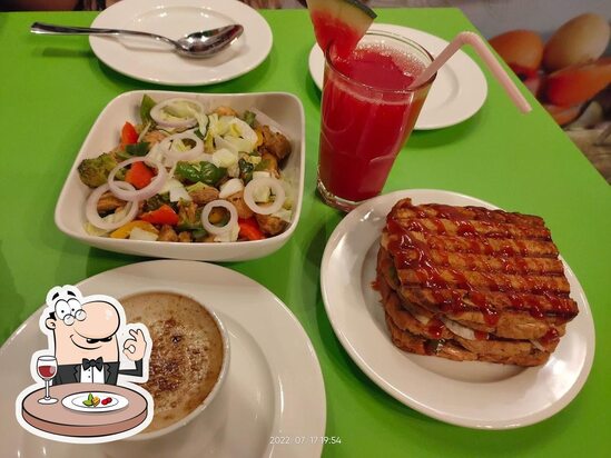 Menu at Cafe iLLUSiON, Agartala