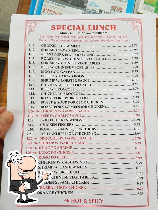 China House（New London）, New London - Menú del restaurante, precios y ...