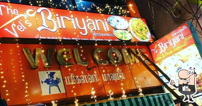 Menu at Vels Biriyani, Chennai