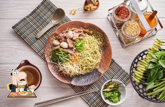 Carta del restaurante ร้านลูกชิ้นมิตรสัมพันธ์ สาขา ปตท.บายพาสวาริน ...