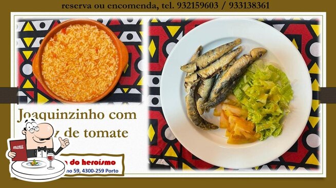 Menu at Moamba do Heroísmo - Restaurante Luso-Angolano - Prato do dia ...