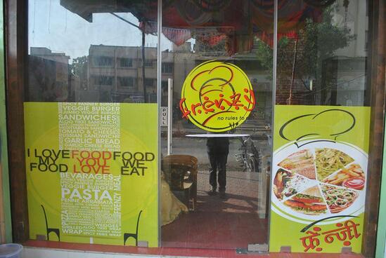 Menu at Frenzy, Boisar