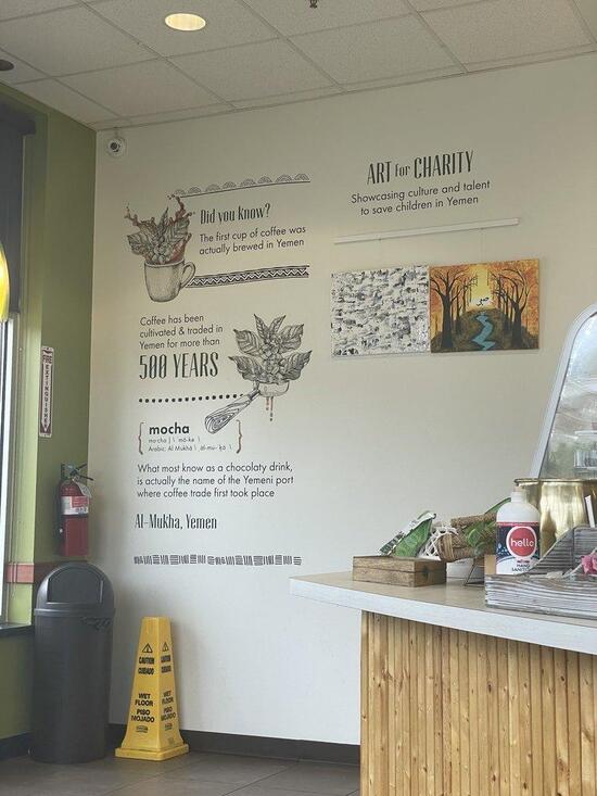 Menu at Qamaria Yemeni Coffee Co. cafe, Commerce Charter Township, N ...