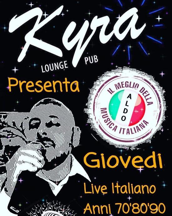 Menu at Kyra lounge pub, Villanova