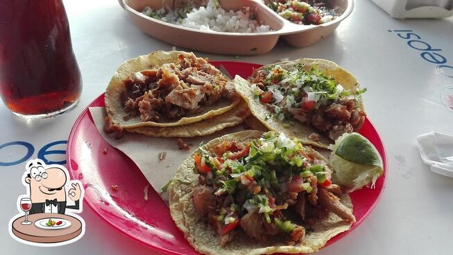 Menu at Tacos "El Guero" restaurant, La Joya