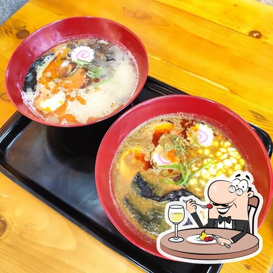 Menu at Higure Ramen restaurant, Karawang
