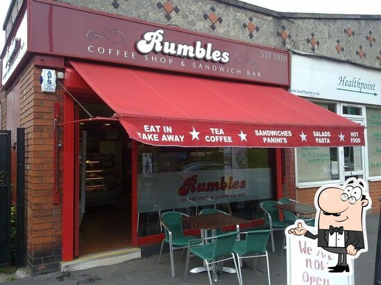 Menu at Rumbles coffee and sandwich Bar, Maghull