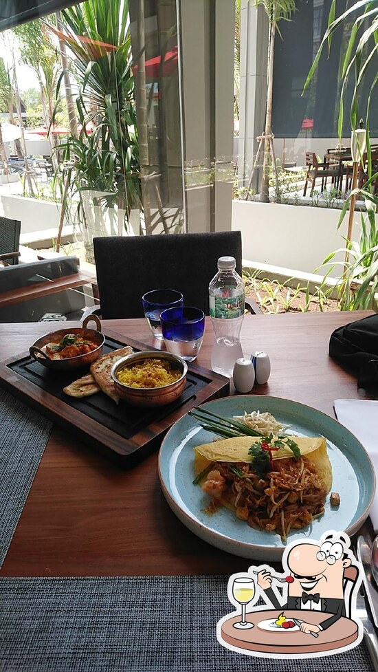 Menu at Taurus restaurant, Mai Khao