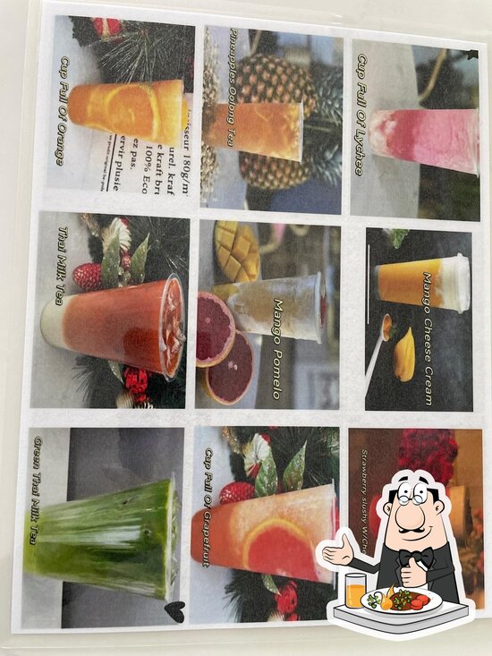 Menu at Shake Seafood/ Bubble Tea restaurant, Auburn