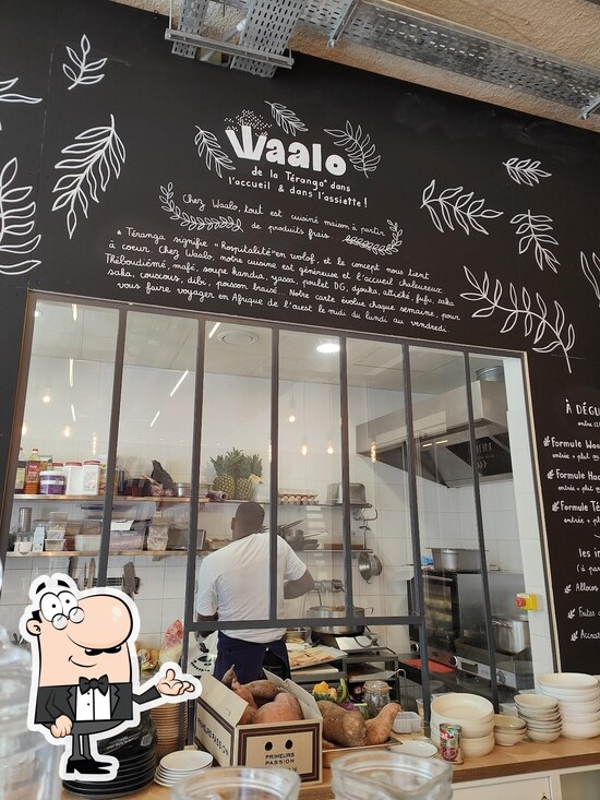 Menu at Waalo restaurant, Paris